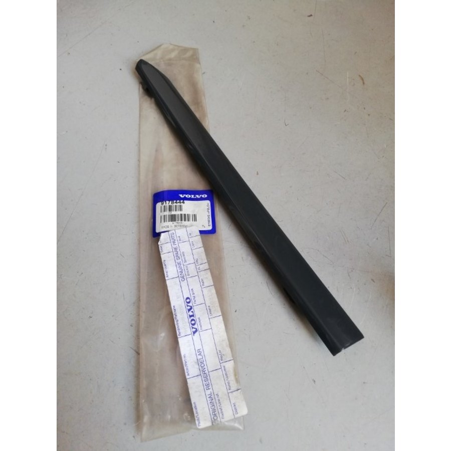 Decorative molding front bumper RH black 9178444 NOS Volvo 740, 760, 7 ...