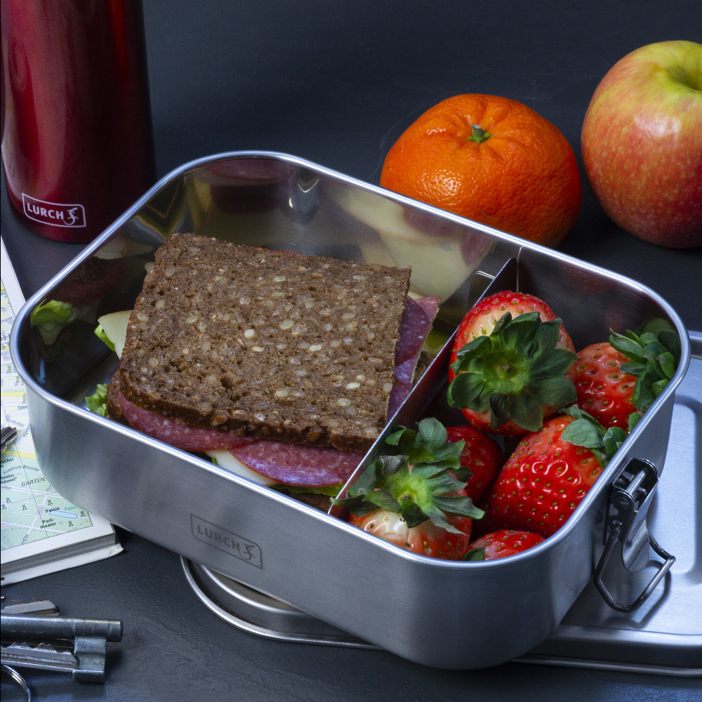 Lurch RVS Lunchbox - 1200ml - Bewust Puur