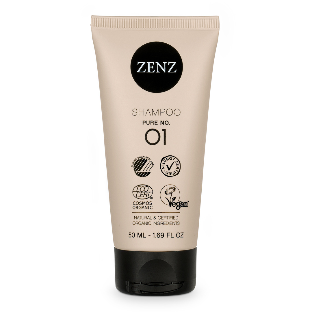 Zenz Organic Pure Shampoo (50ml) - Travel Size - Bewust Puur