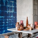 Elitis Indigo Wallpaper Panel DM75001