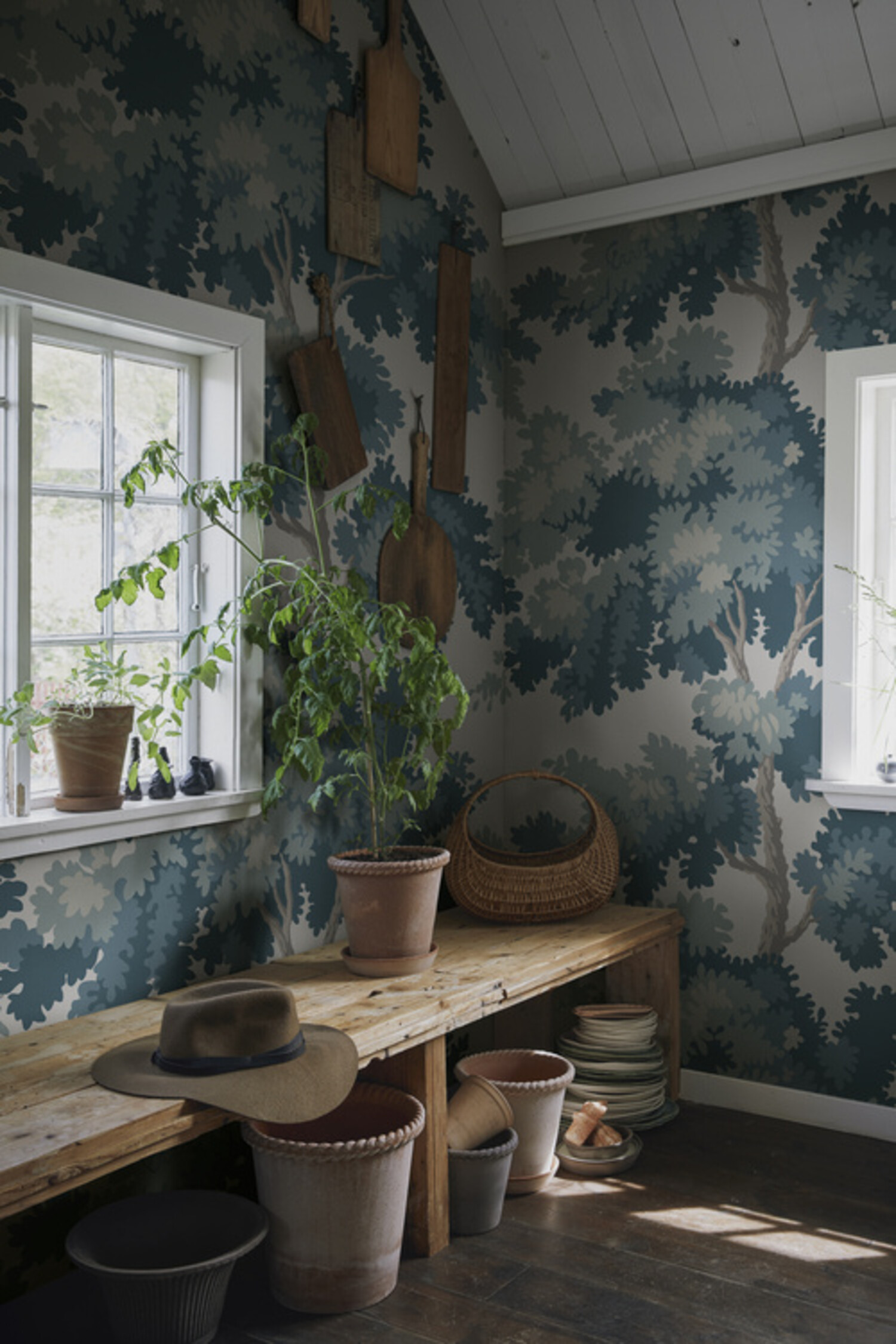 Sandberg Raphael Forest Teal - S10176