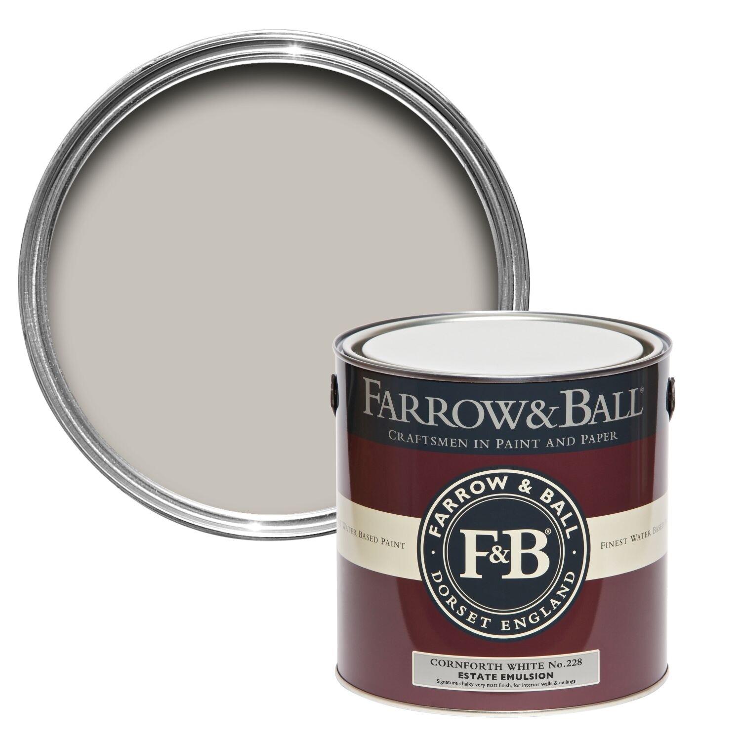 Farrow & Ball verf - Cornforth White 228| Gratis Verzending vanaf € 50