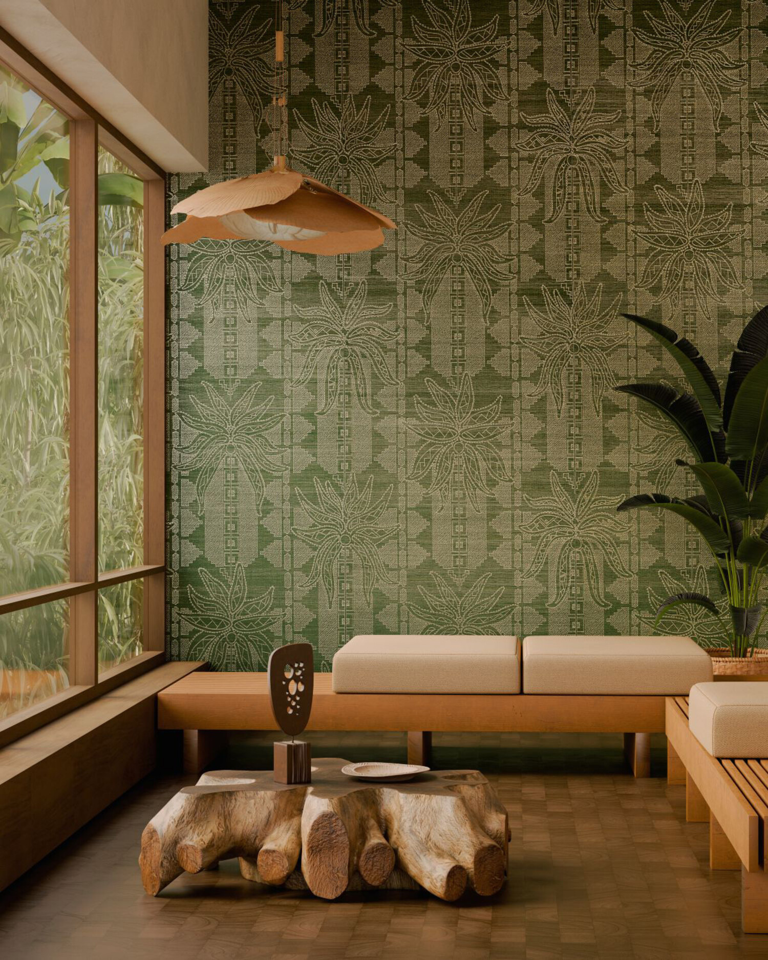 Arte Wallpaper Company Edge Wallpaper In Bone By Arte | Jane Clayton