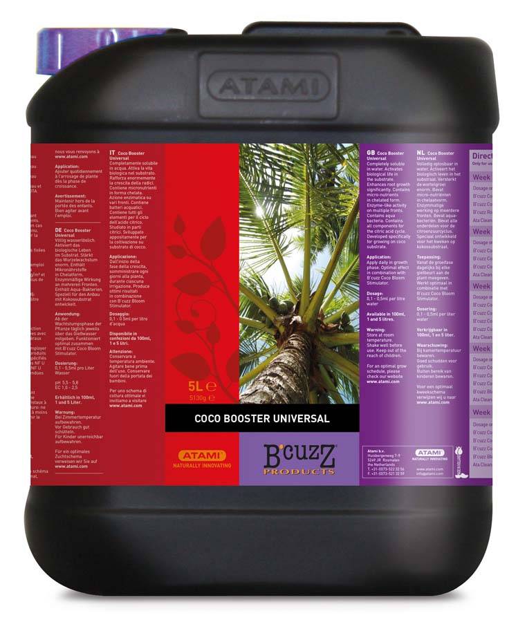 Atami B’cuzz Coco Booster Universal 5 ltr – Stimulans Kokos - Green Trading XXL