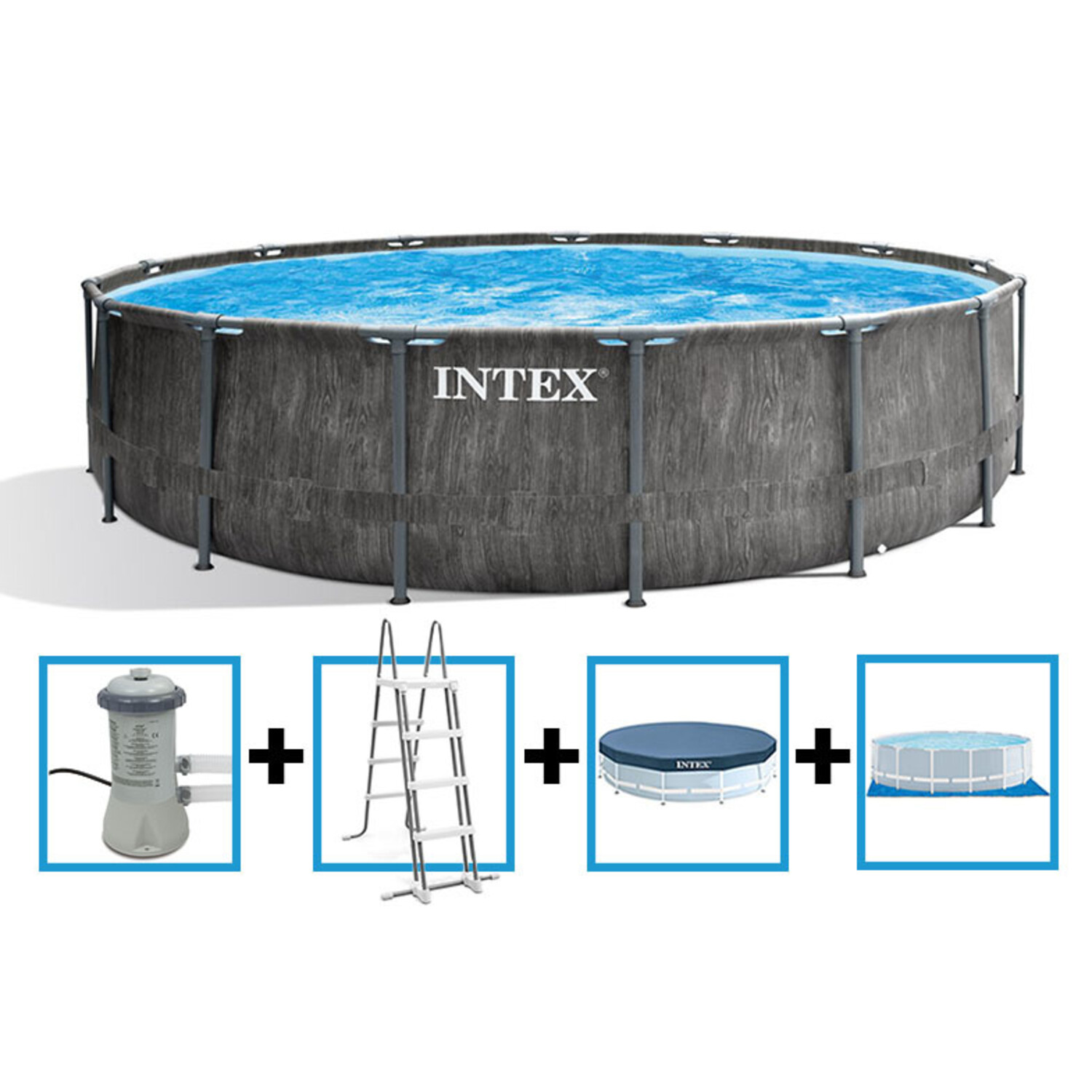 Liner Piscine Intex 457x122 Graphite Unbeatable Offers | www ...