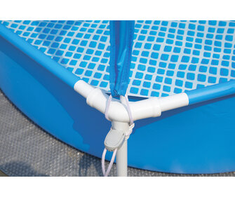 Intex Metal frame pool met overkapping | Zwembadstore.com