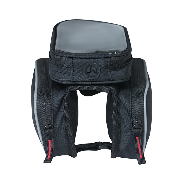 Basil Sport Design - top tube frame bag double M - 1,5 liter - black ...