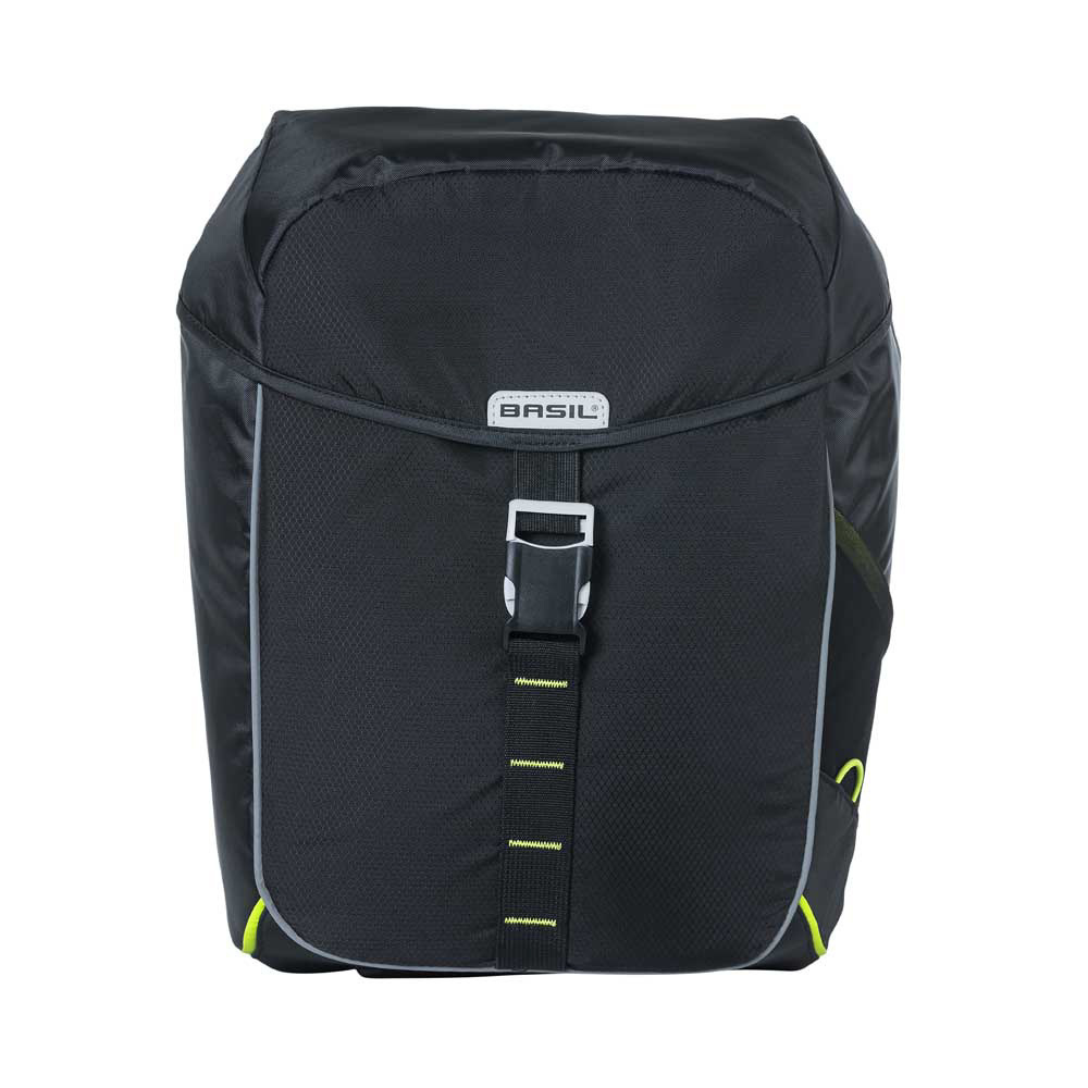 Basil Miles - bicycle double bag - 34L - black - Basil