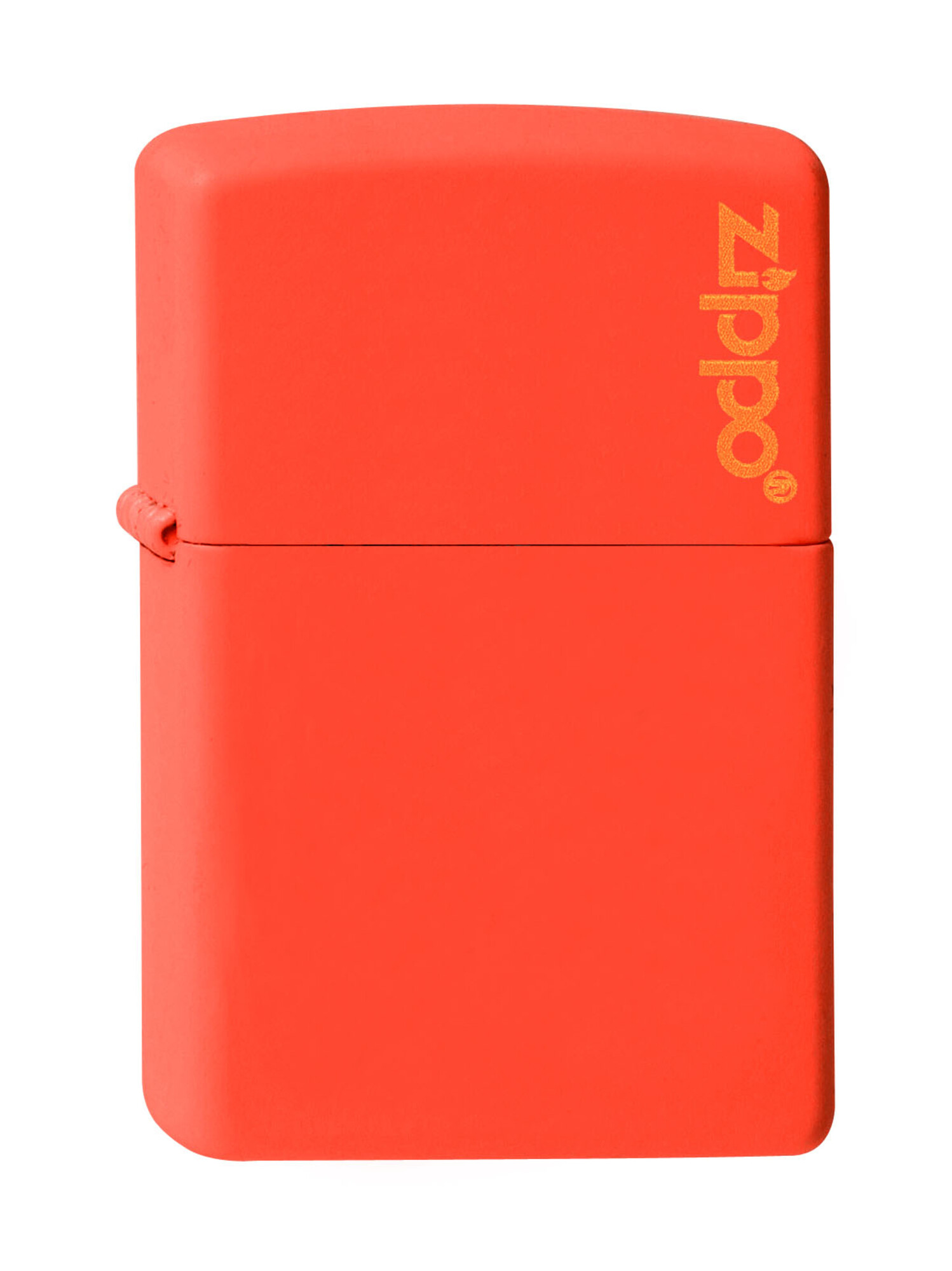 Zippo Zippo Regular - Orange Matte w/ Zippo Logo