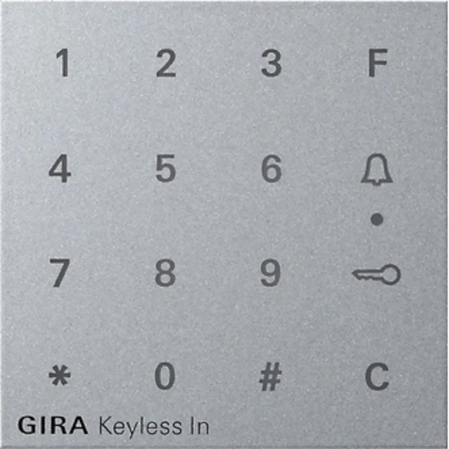 Gira op.st. codeklavier Systeem 55 aluminium - Girastore.nl