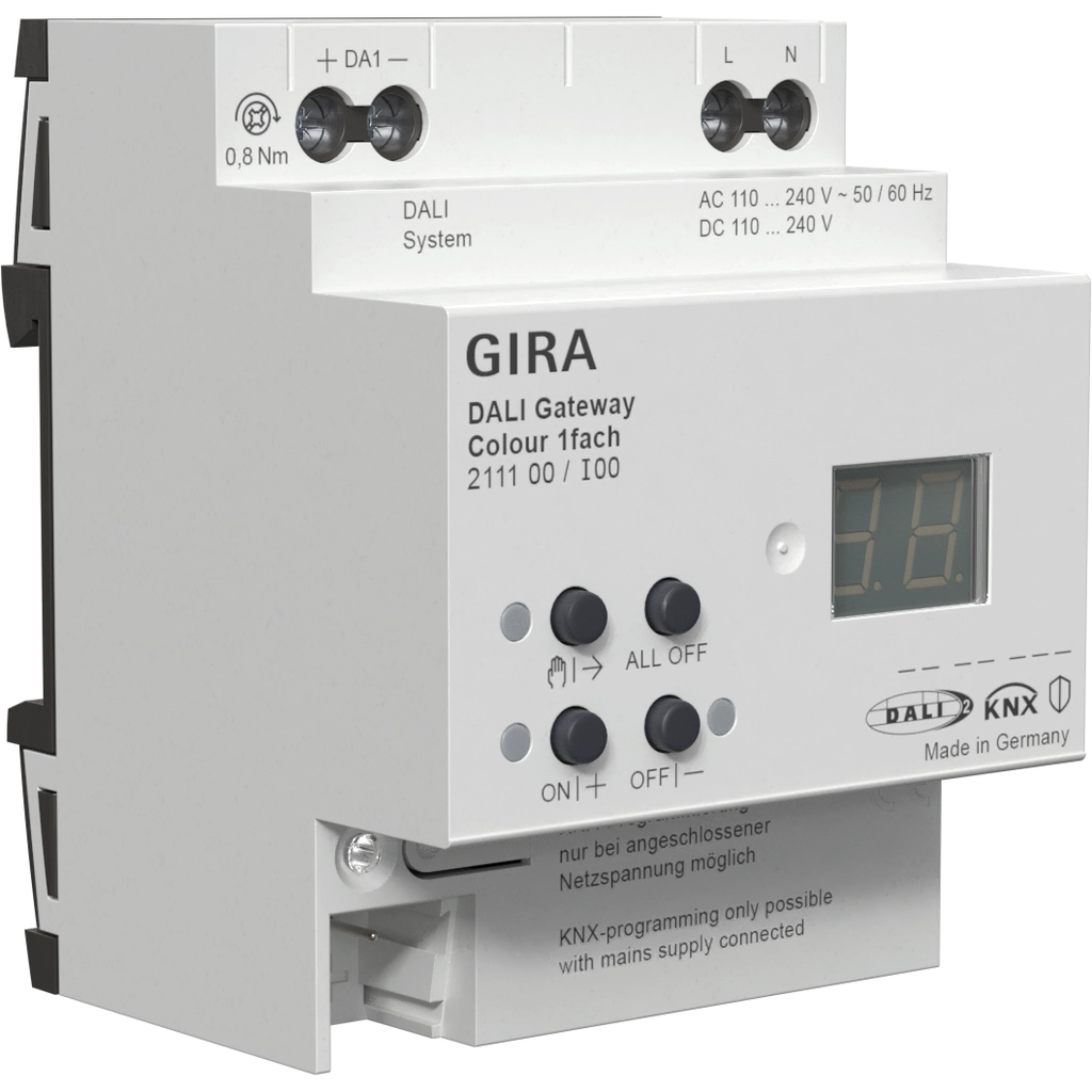 Gira knx dali gateway col 1v 64-kan - Girastore.nl