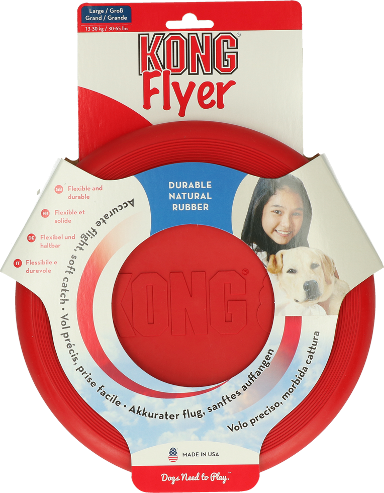 KONG Flyer Frisbee | Frisbee voor honden - VoerOnline