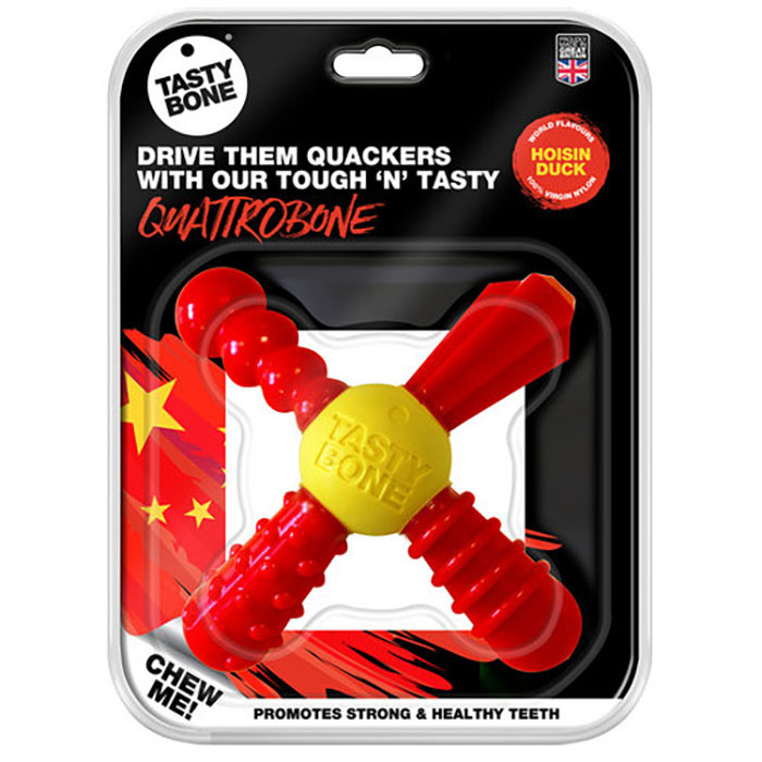 Tasty Bone Quattro Bone Hoisin Duck | TastyBone Hondenkluif Eend ...