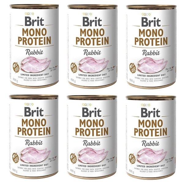 Brit Mono Protein Rabbit 400 gram - VoerOnline
