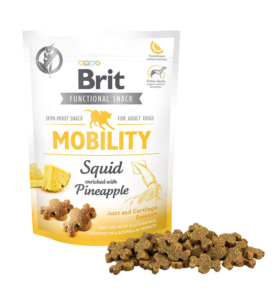 Brit Functional Snack – Mobility Squid 150g | Brit Hondensnacks ...