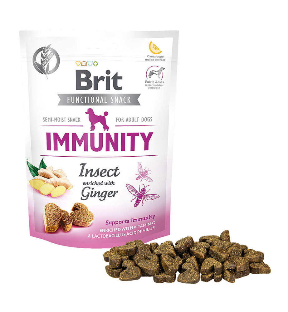 Brit Functional Snack – Immunity Insect 150g | Brit Hondensnacks ...
