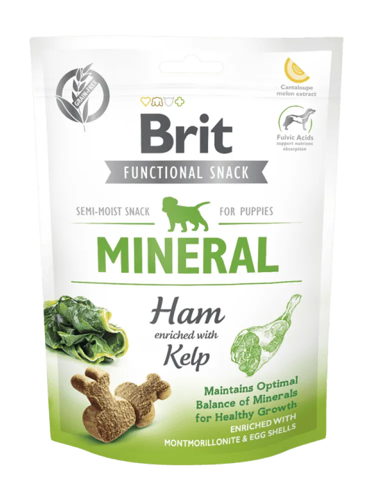 Brit Functional Snack – Mineral Ham for Puppies 150g | Puppy Snacks ...
