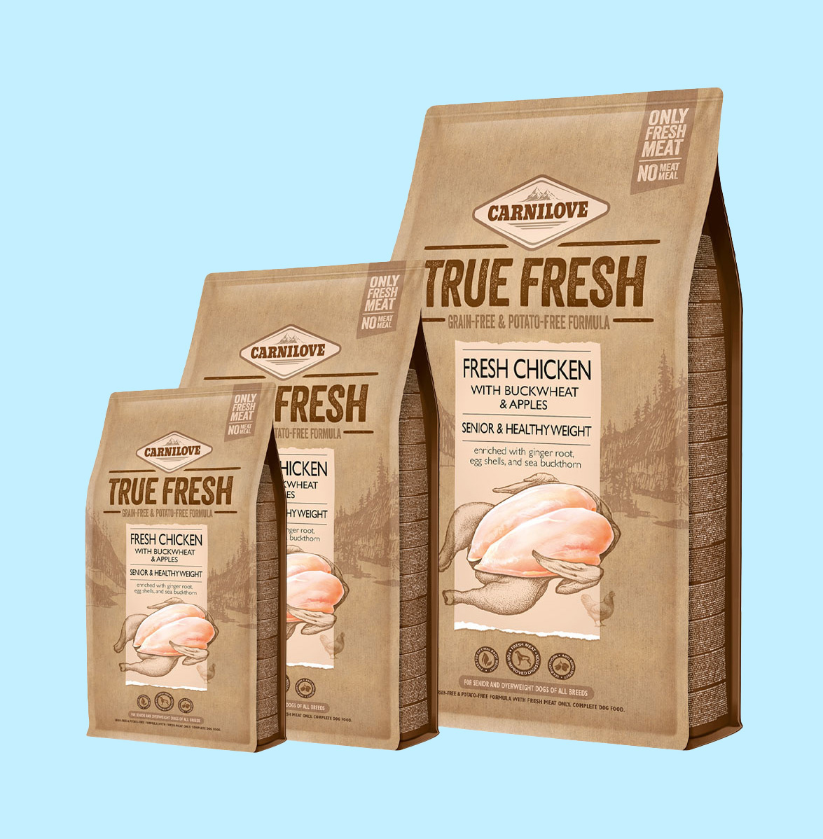Carnilove True Fresh Chicken Senior & Healthy Weight - VoerOnline