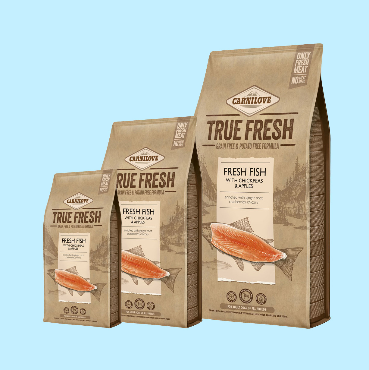 Carnilove True Fresh Fish | Carnilove Hondenvoer met Verse Vis - VoerOnline