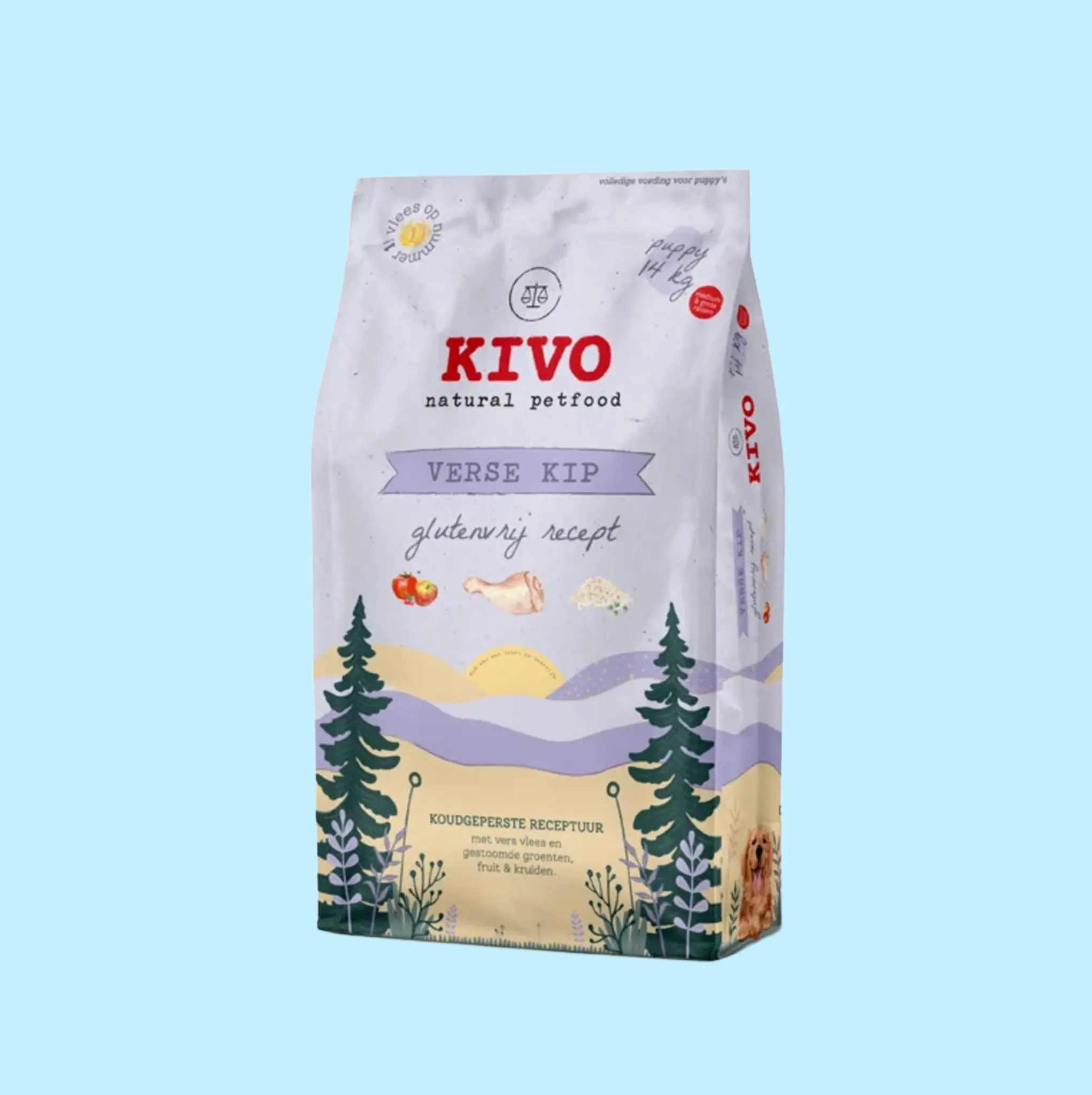 Kivo Verse Kip Puppy - Glutenvrij | Kivo Puppy Brokken - VoerOnline