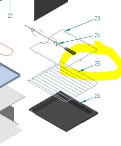 Boretti rooster van fornuis A09235 - mijnOnderdelenhuis.nl