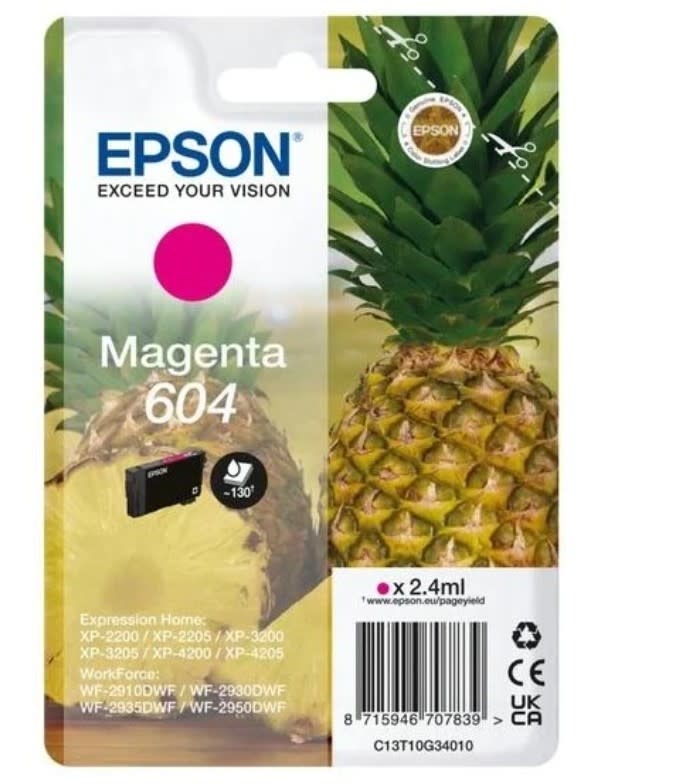 Originele Epson inktcartridge 604 rood C13T10G34010 - mijnOnderdelenhuis.nl