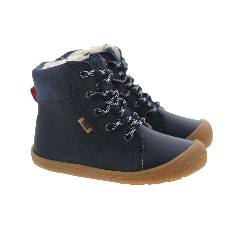 Emini Nappa Tex Wool Blue - Barefoot & More