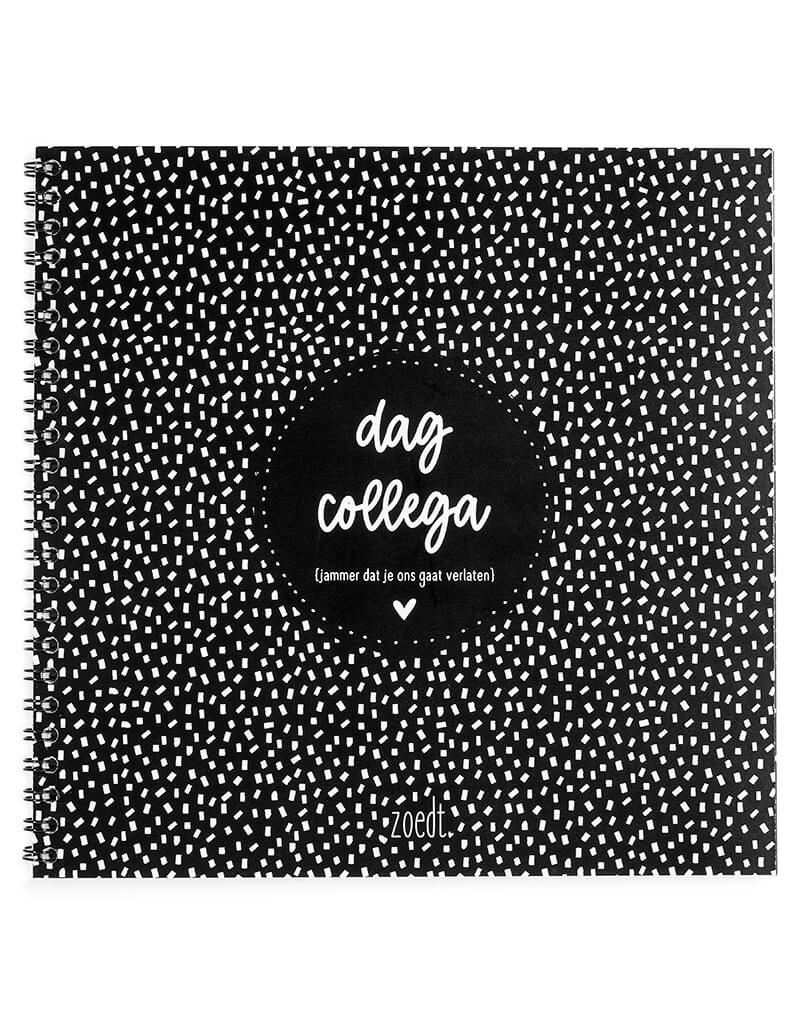 Dag collega - afscheidsboekje