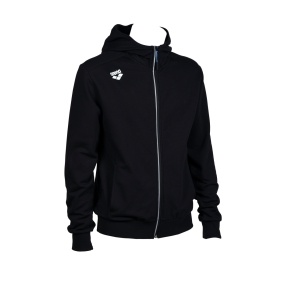 Arena Team Hooded Jacket Black - Active Swimwear