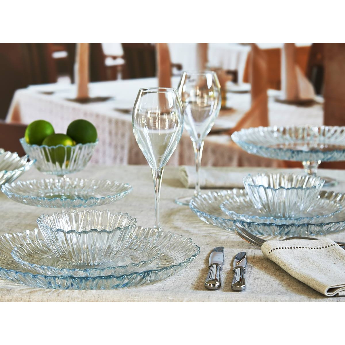 Paşabahçe Aurora deep plate set of 6 | Order now