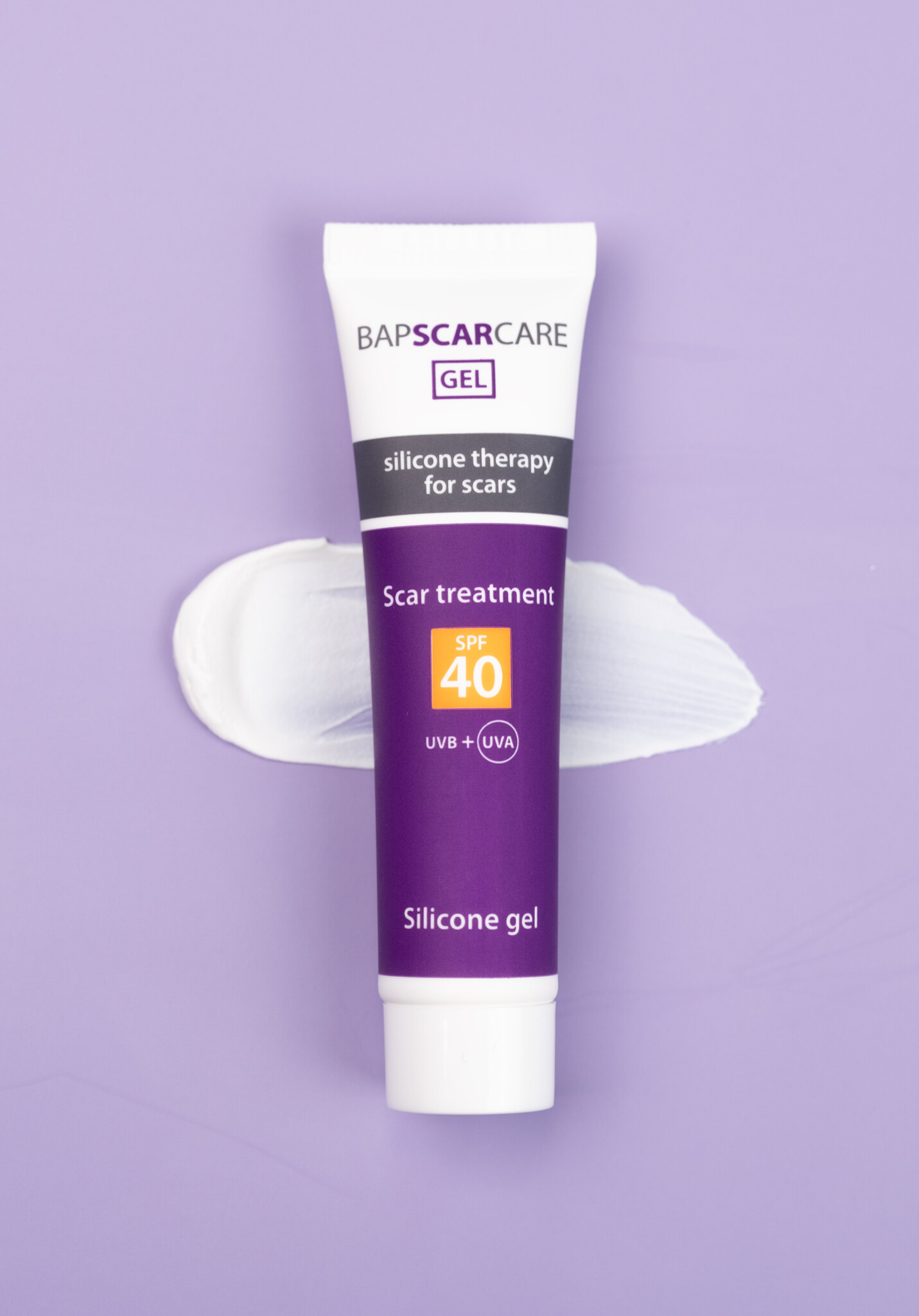 BAPSCARCARE siliconengel met SPF40 - Dermatologie-winkel.nl