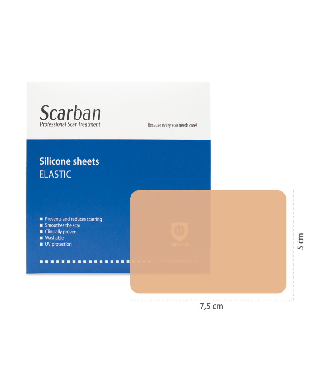 Scarban Elastic silicone plaster for the treatment of scars ...