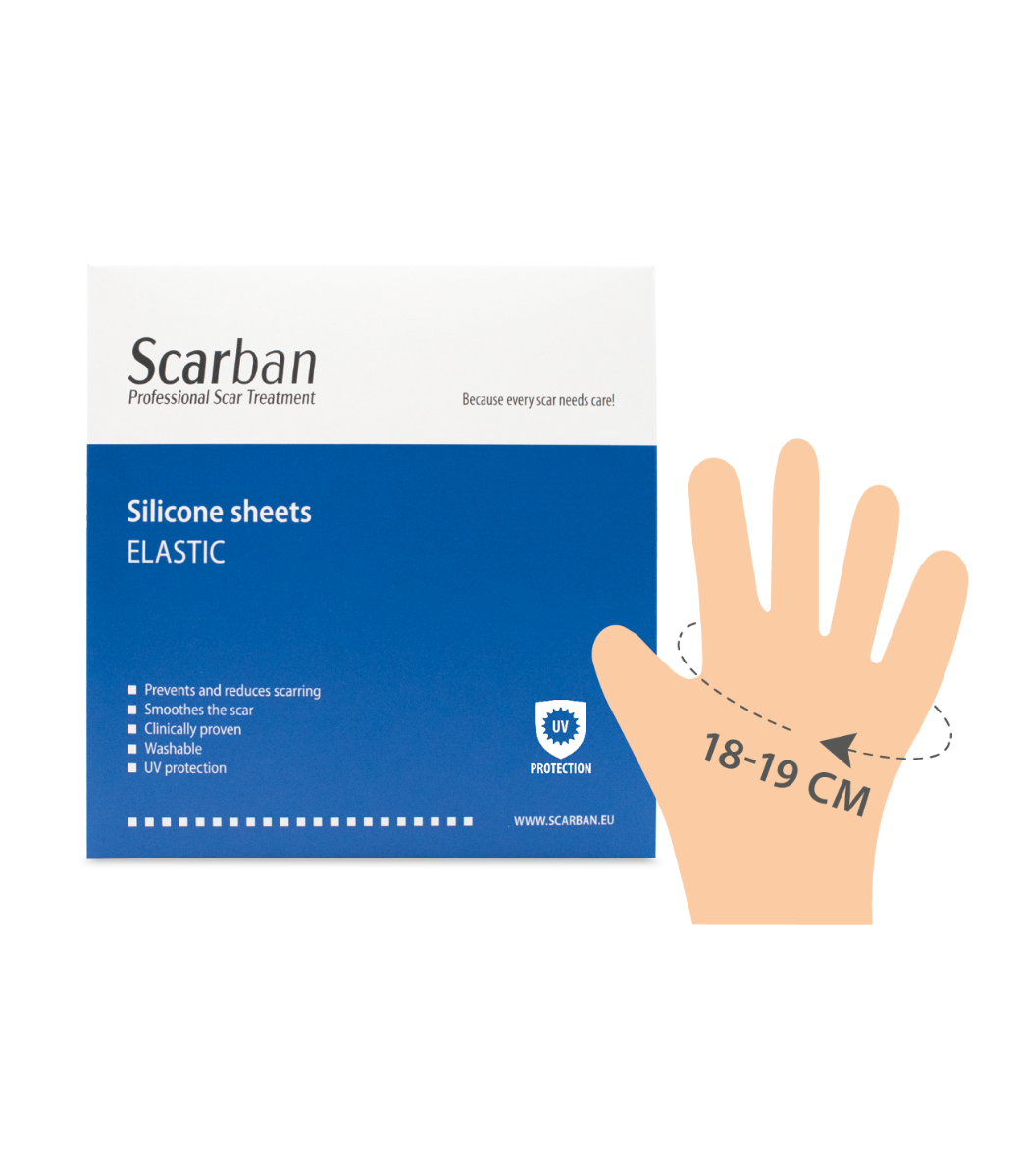 Scarban Scarban Elastic Scar Silicone Glove - Dermatologie-winkel.nl