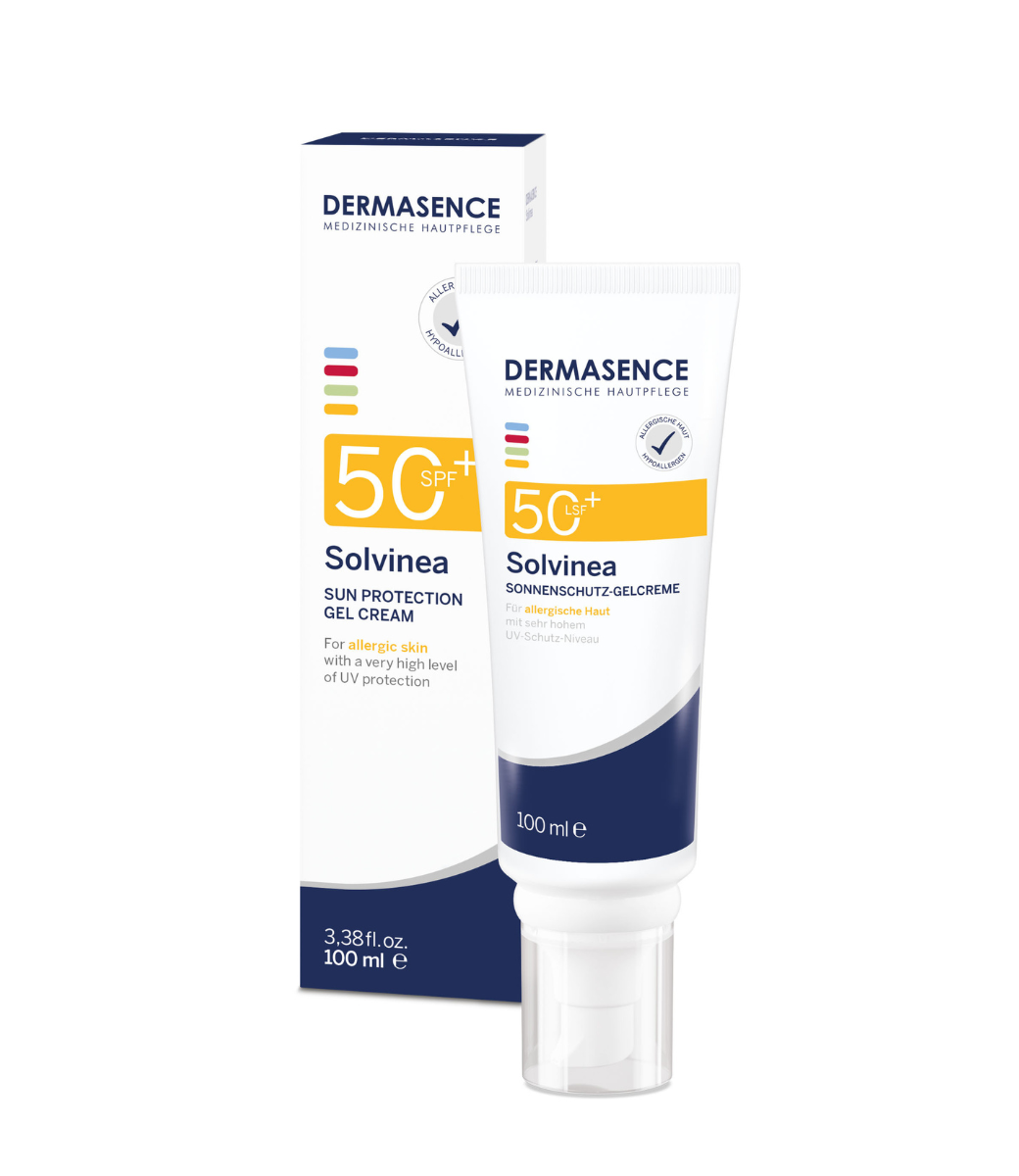 Dermasence Solvinea Sun protection gel cream SPF 50+ - Dermatologie ...