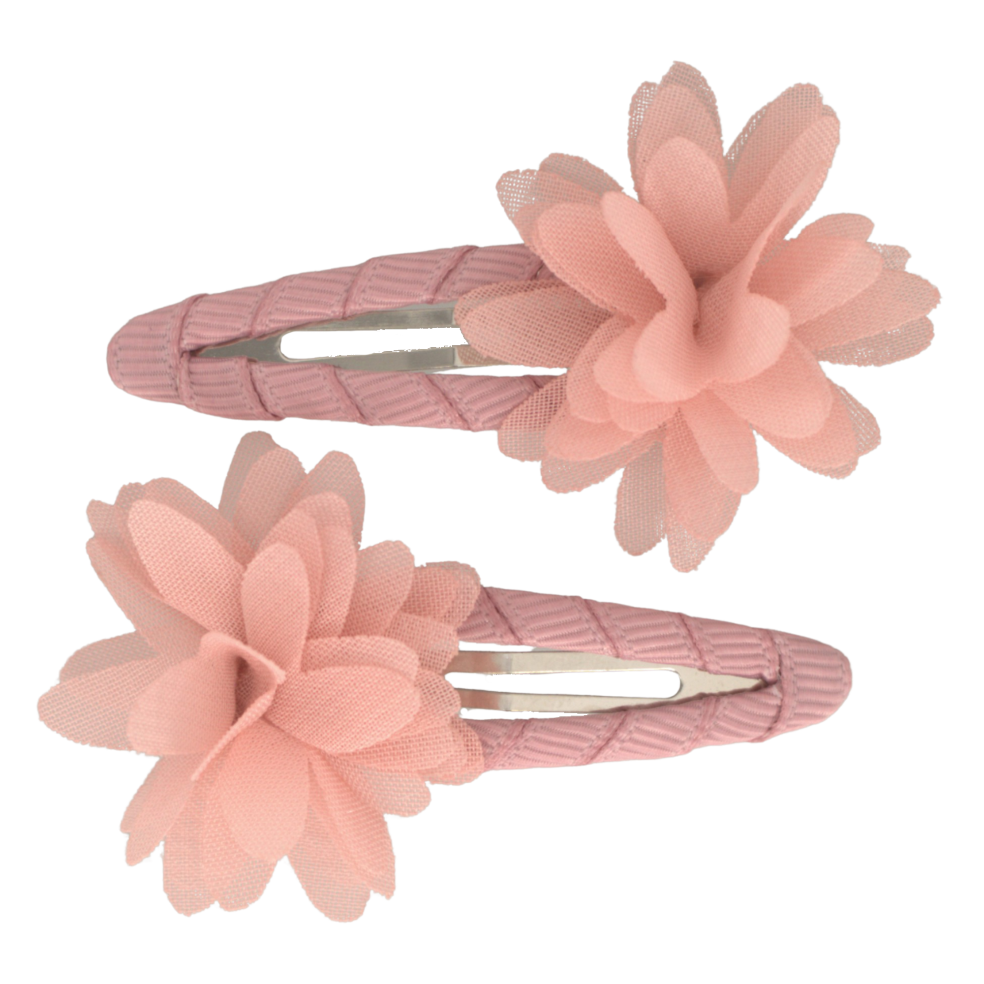 Hair clips Jade - Flower old pink - Your Little Miss