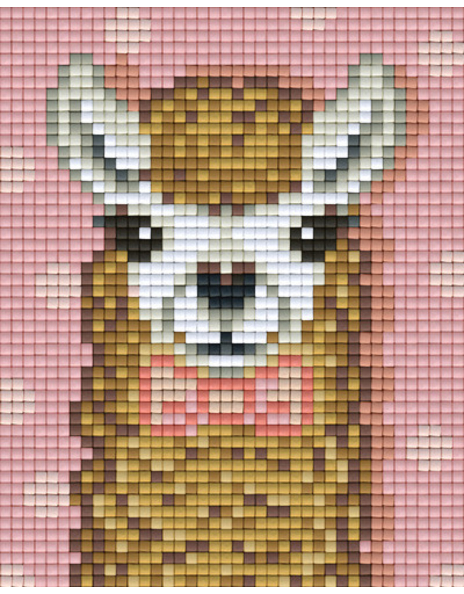Pixel hobby Pixel mosaic Set lama bruin - Hobby Kiekeboe