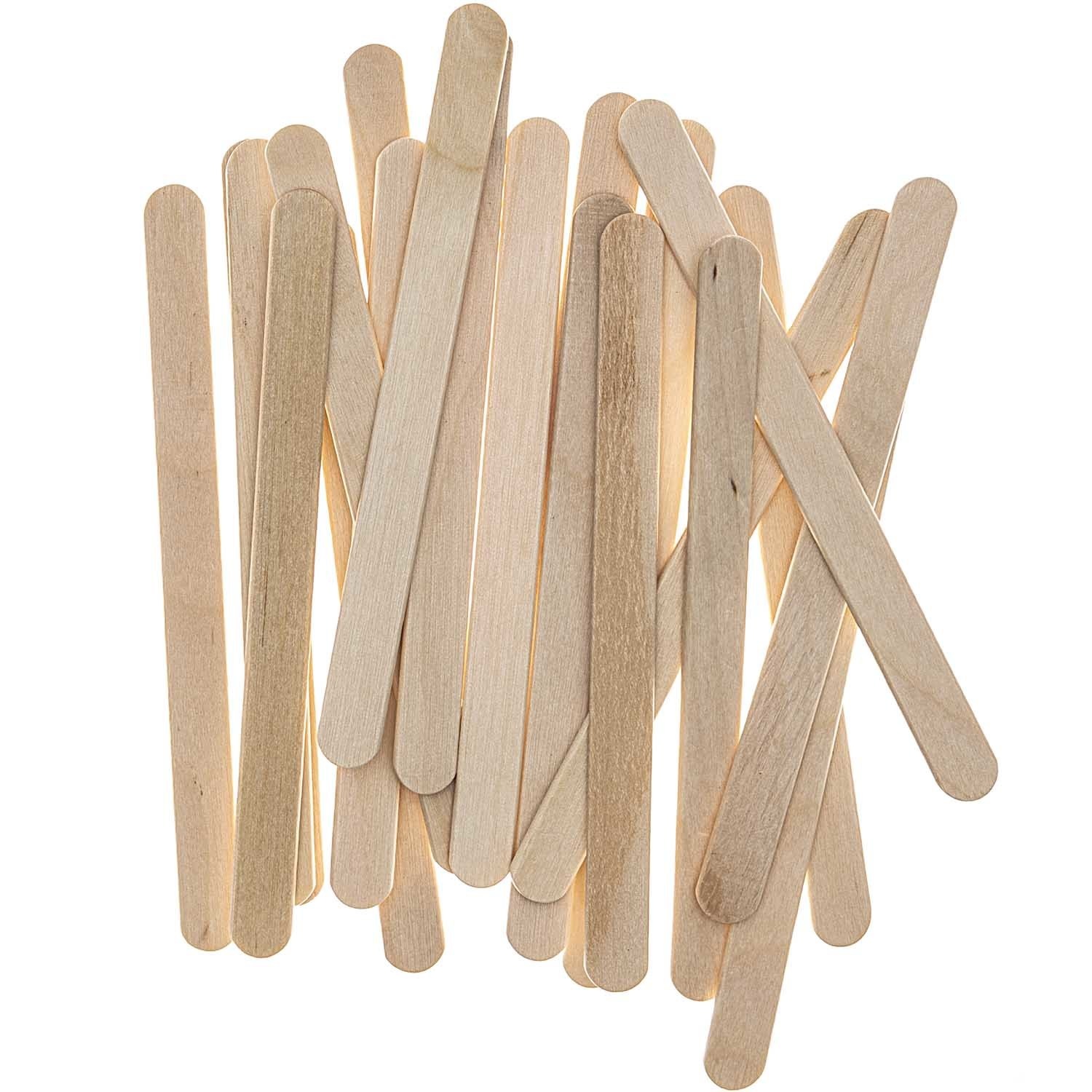 Rico Design Frisco stokjes naturel 11,5cm 70 st - Hobby Kiekeboe