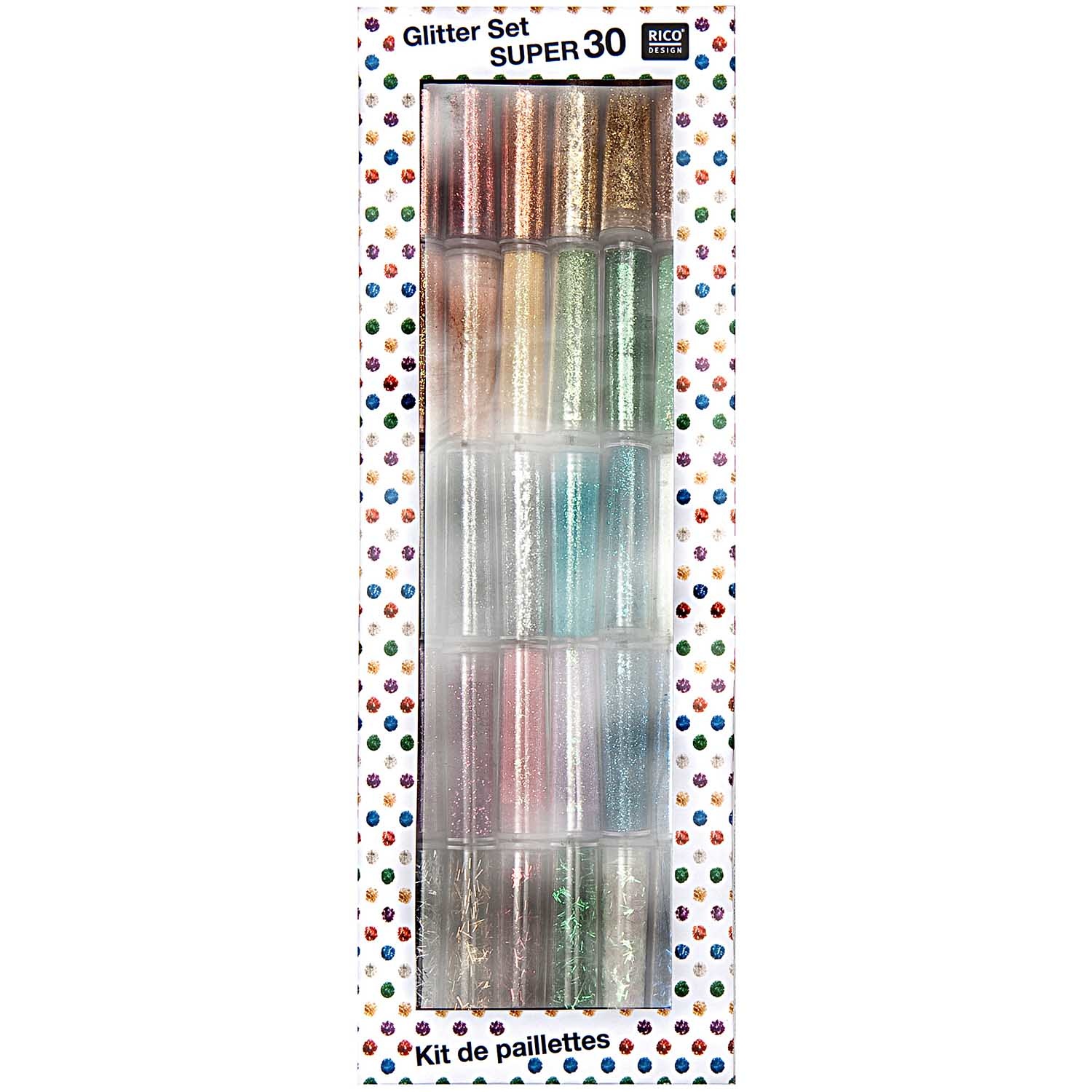 Rico Design Glitter set super 30 - Hobby Kiekeboe