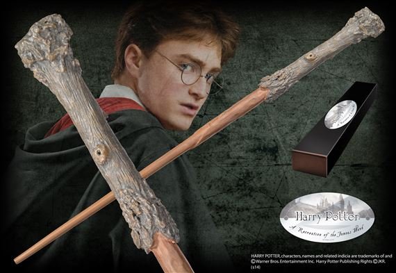 Noble Collection Harry Potter & the Deathly Hallows Harry Potter's Wand ...