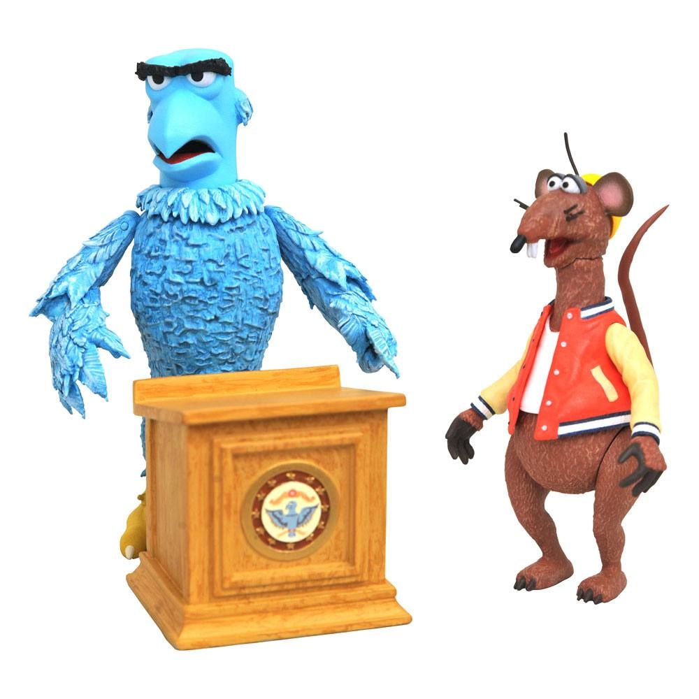 The Muppets Select Action Figure 2-Pack Sam the Eagle & Rizzo the Rat ...