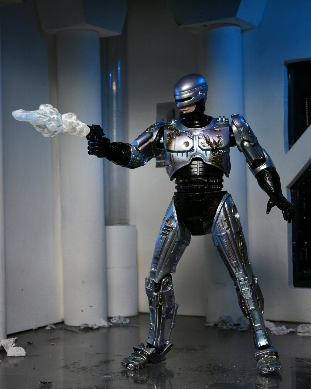 Robocop: Ultimate Battle Damaged Robocop with Chair 7 inch AF - The ...