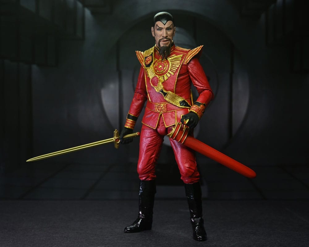 Flash Gordon (1980) Action Figure Ultimate Ming (Red Military Outfit ...