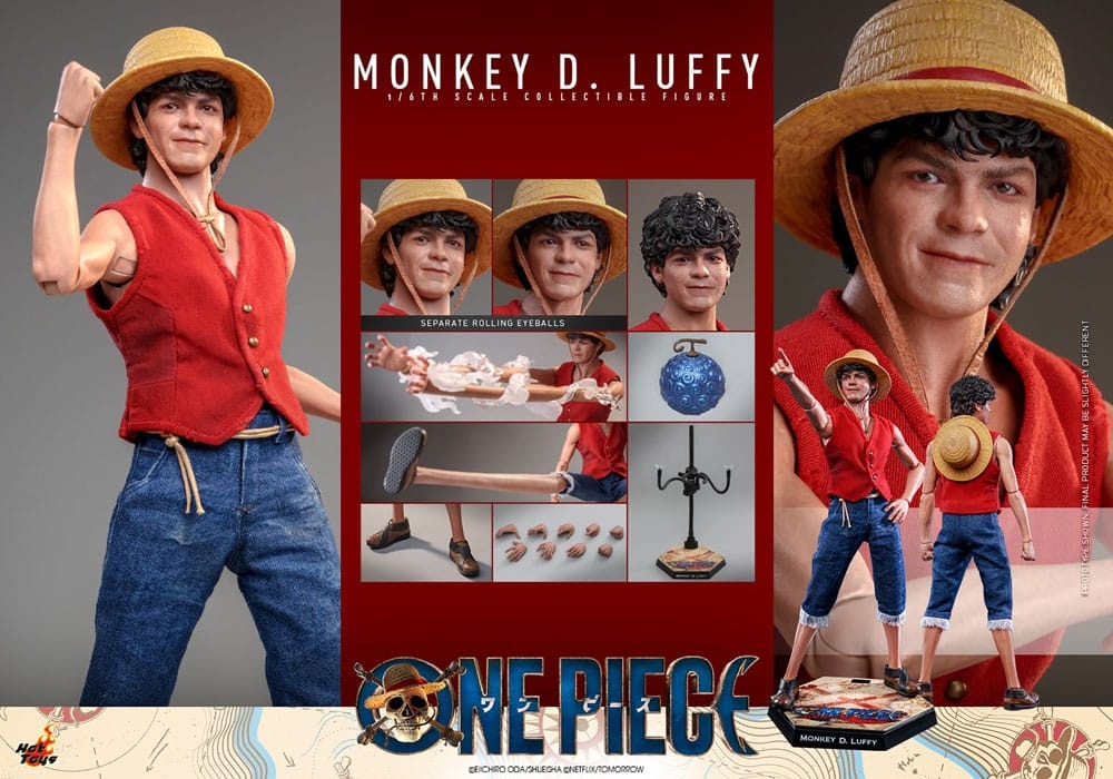 One Piece (Netflix) Action Figure 1/6 Monkey D. Luffy 31 cm - The Movie ...