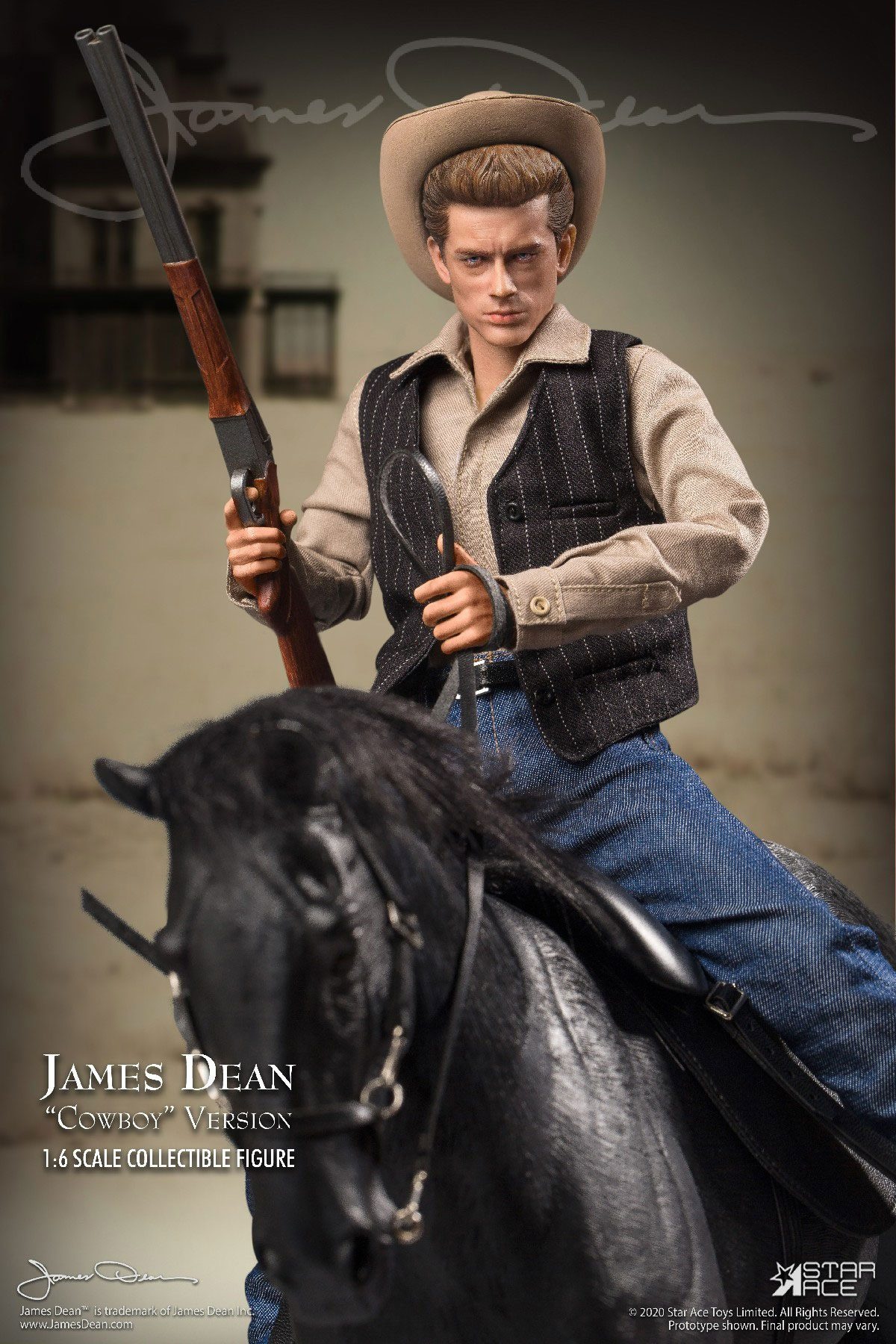James Dean Action Figure 1/6 James Dean Cowboy Deluxe Ver. 30 cm - The ...