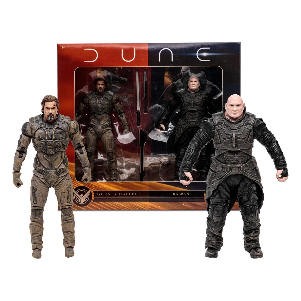 Dune: Part Two Action Figure 2-Pack Gurney Halleck & Rabban 18 cm - The ...