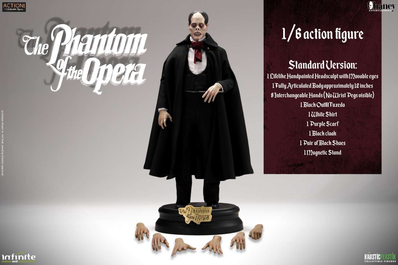 Lon Chaney As The Phantom Of The Opera 1/6 Action Figure - The Movie Store
