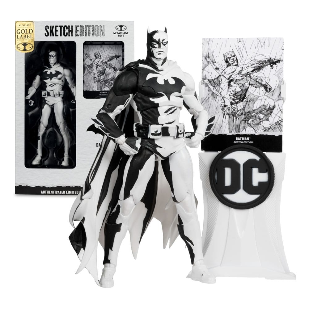 DC Multiverse Action Figure Batman Hush (Line Art) (Gold Label) 18 cm ...