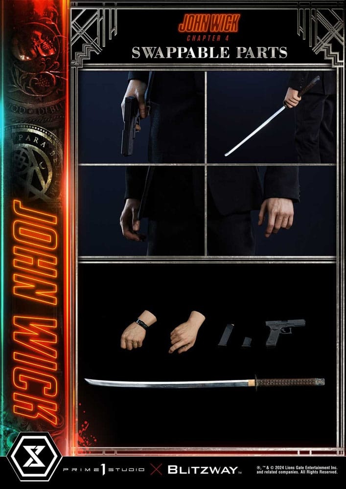 John Wick Chapter 4 Premium Masterline Series Statue 1/4 John Wick ...