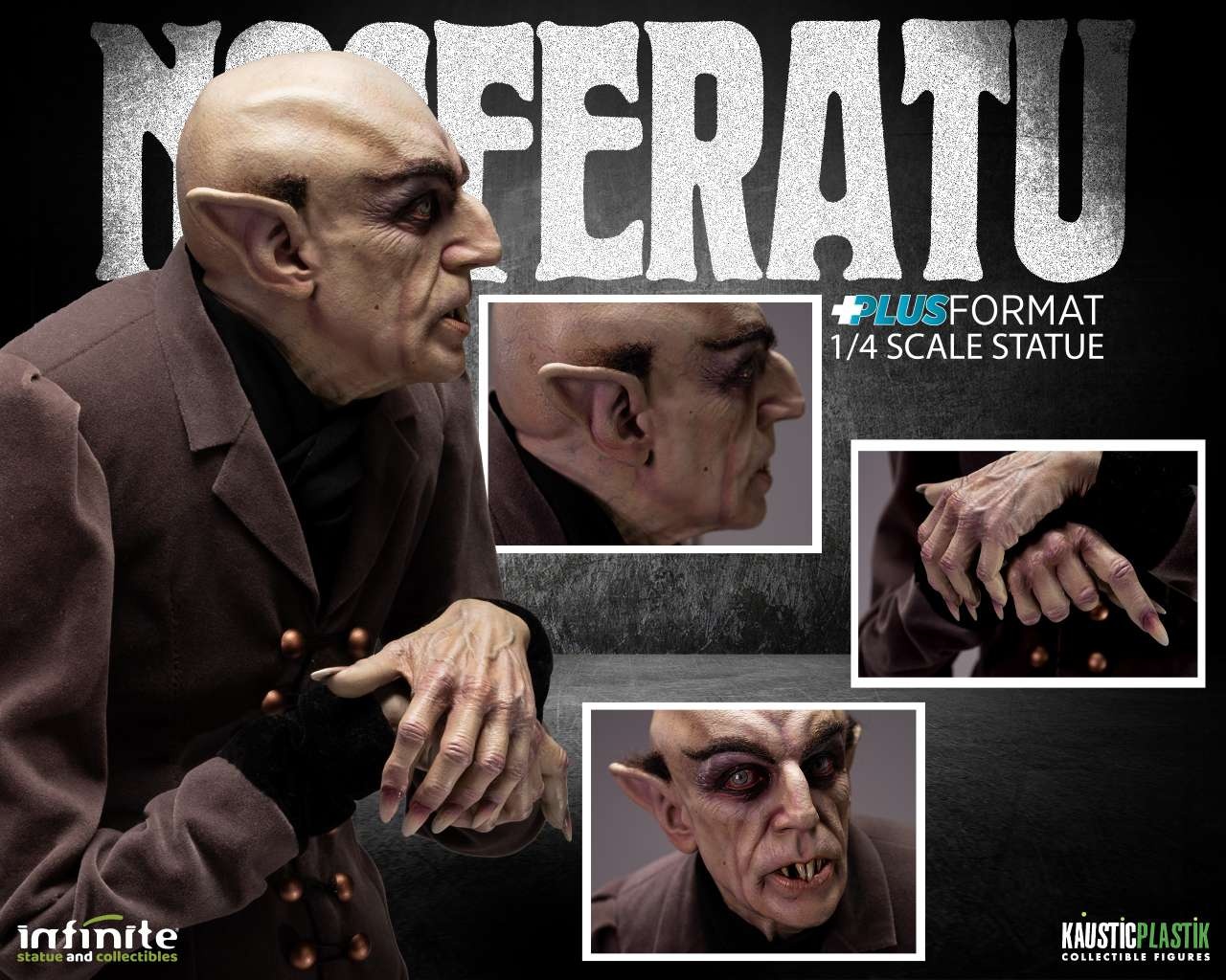 Nosferatu Plus Format 1/4 Scale Statue - The Movie Store