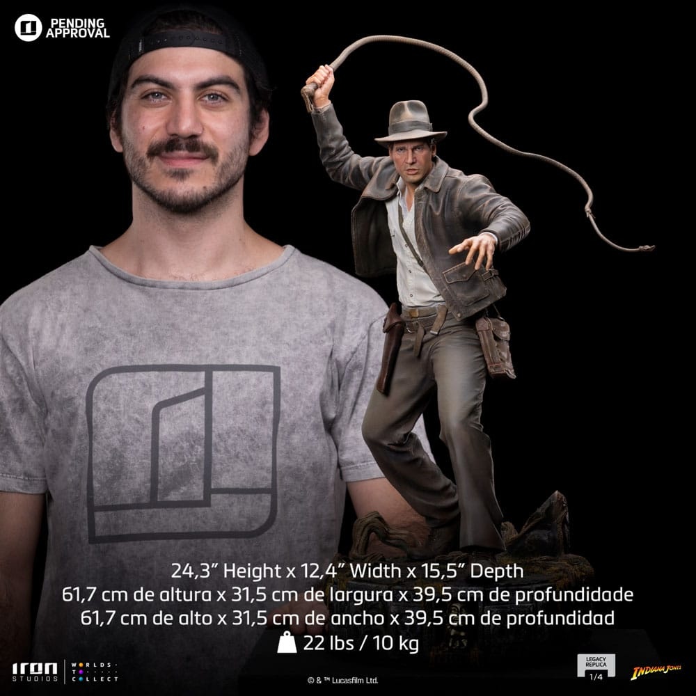 Indiana Jones Legacy Replica Statue 1/4 Indiana Jones 61 cm - The Movie ...